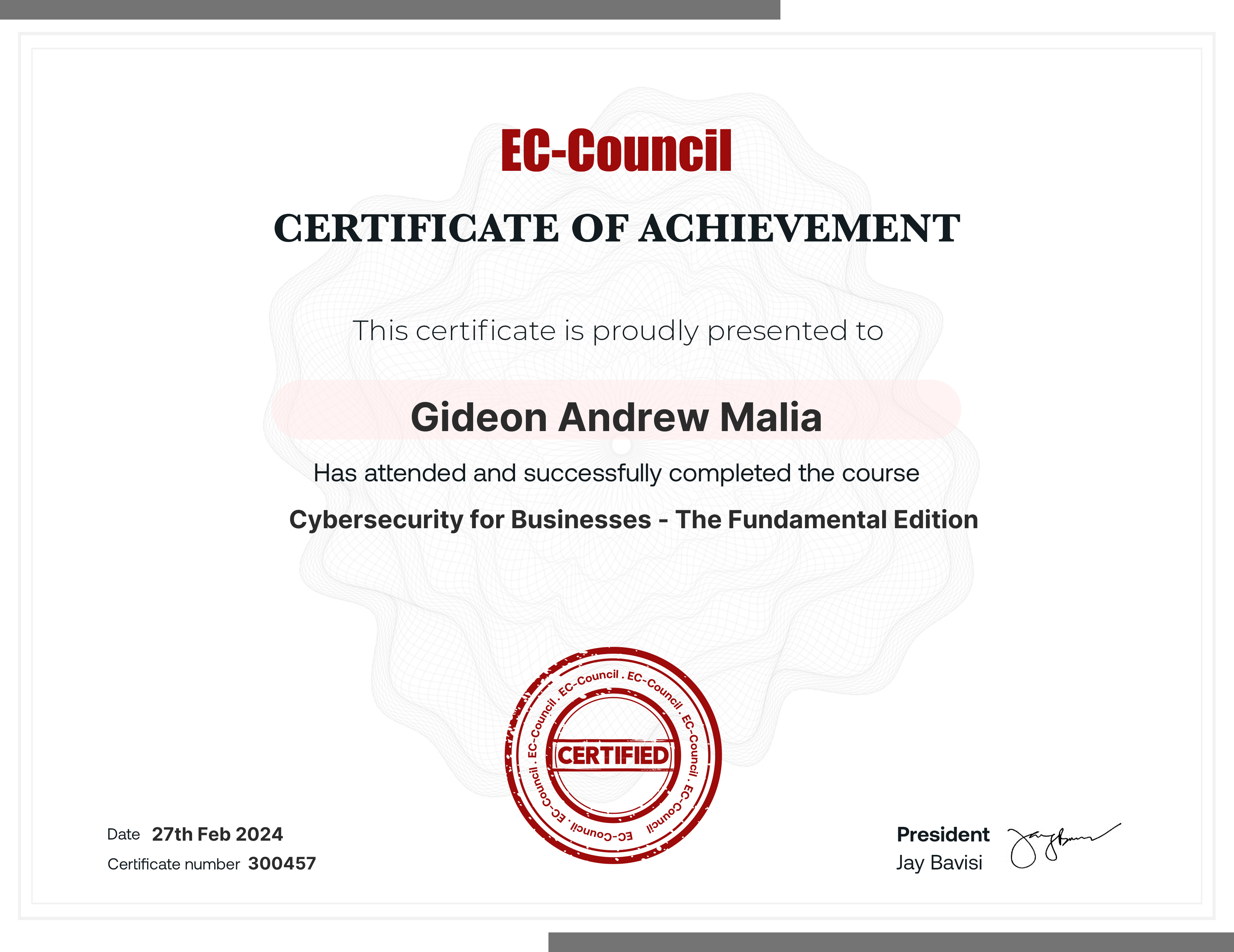 Cybersecurity for Businesses - The Fundamental Edition | EC-Council ...