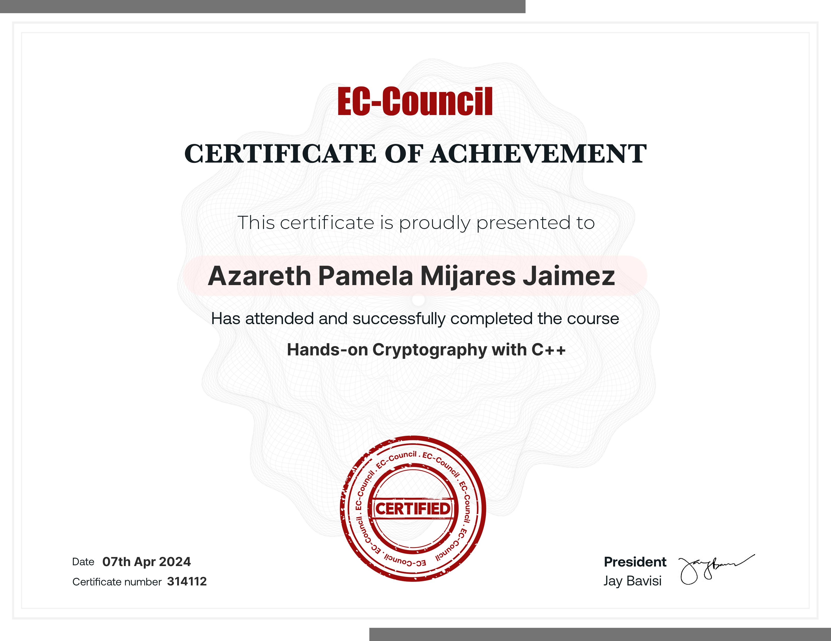 Hands-on Cryptography with C++ | EC-Council Learning