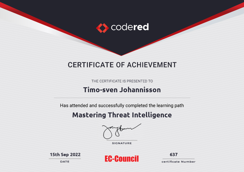 Mastering Threat Intelligence | EC-Council Learning